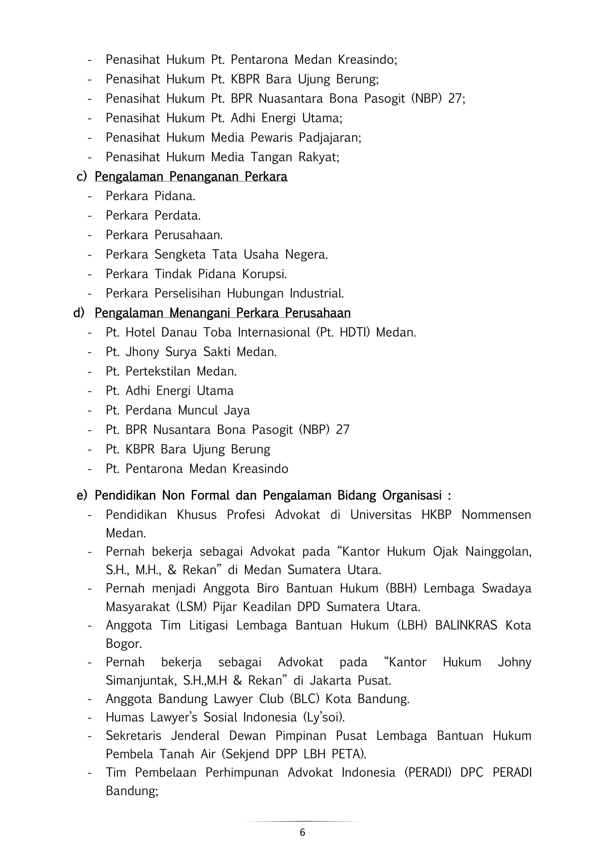 Proposal penawaran jasa hukum ke pt finance pdf | PDF