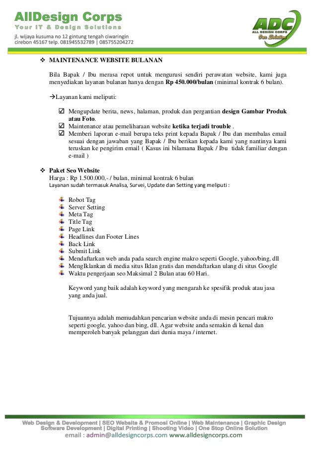 Contoh proposal penawaran produk pdf to word - ncpoh