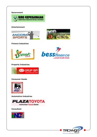 Proposal penawaran koneksi internet fo dan wireless pt. remala abadi ...