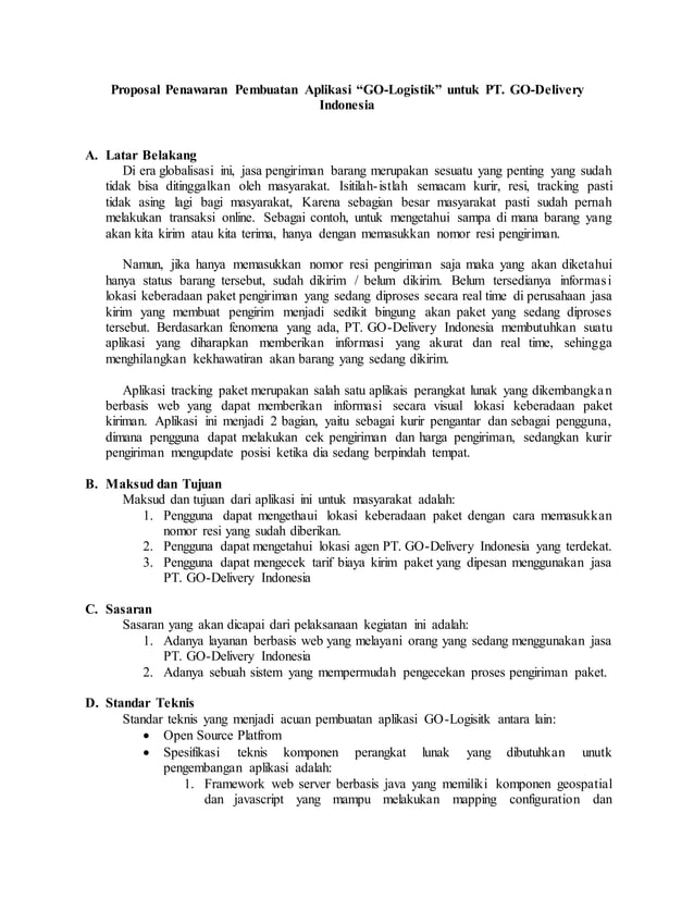 Proposal penawaran pembuatan aplikasi | DOCX