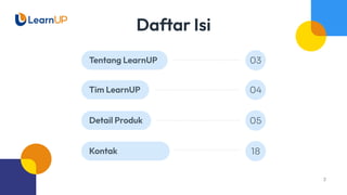 Proposal Penawaran Produk LearnUP - Untuk Lembaga Bimbel | PDF