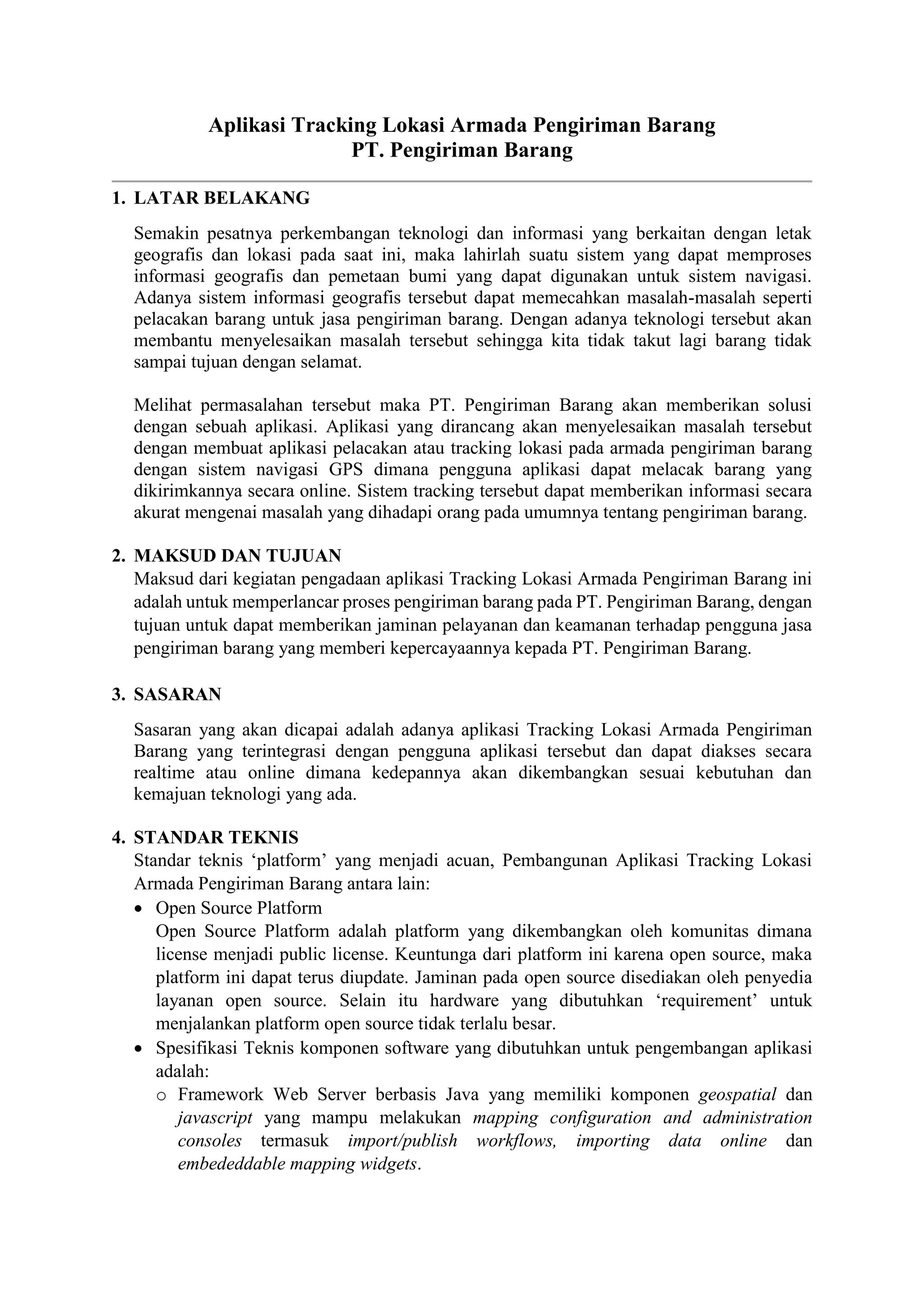 Proposal penawaran proyek | PDF