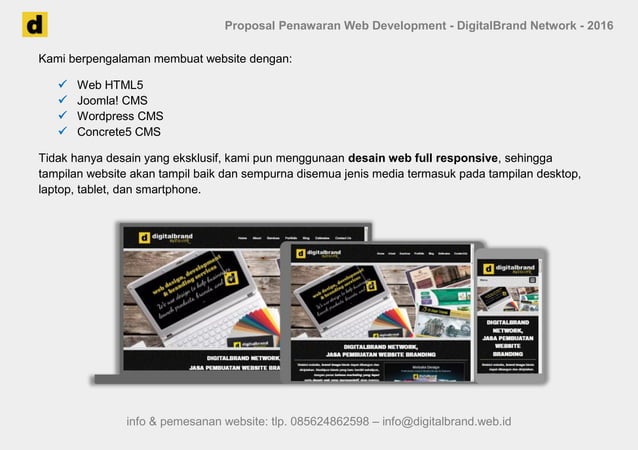 Penawaran Pembuatan Website Profesional - Web Design & Developer ...