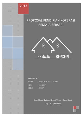 Proposal Pendirian Koperasi | DOCX