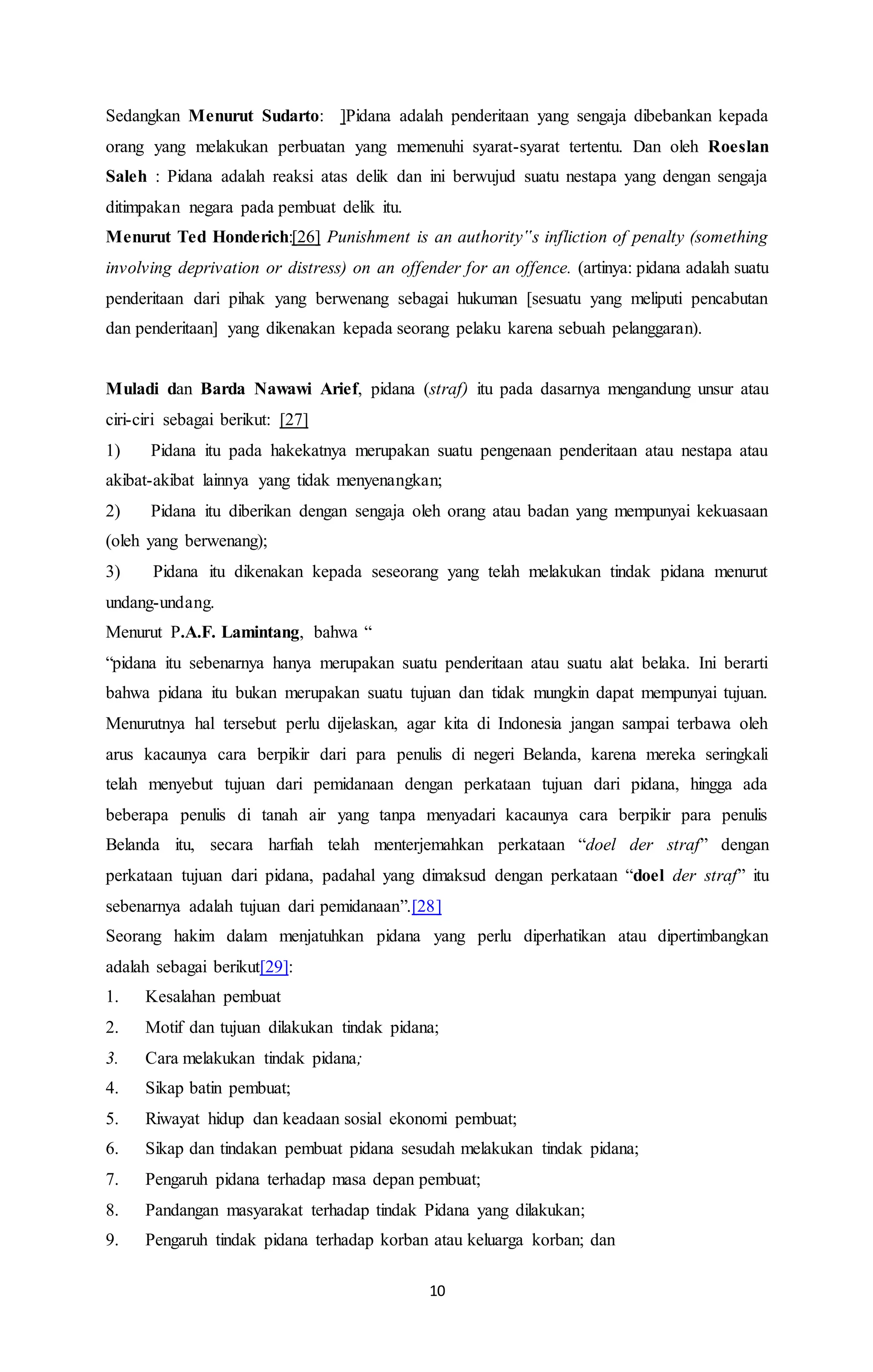 Proposal penegakan hukum | PDF