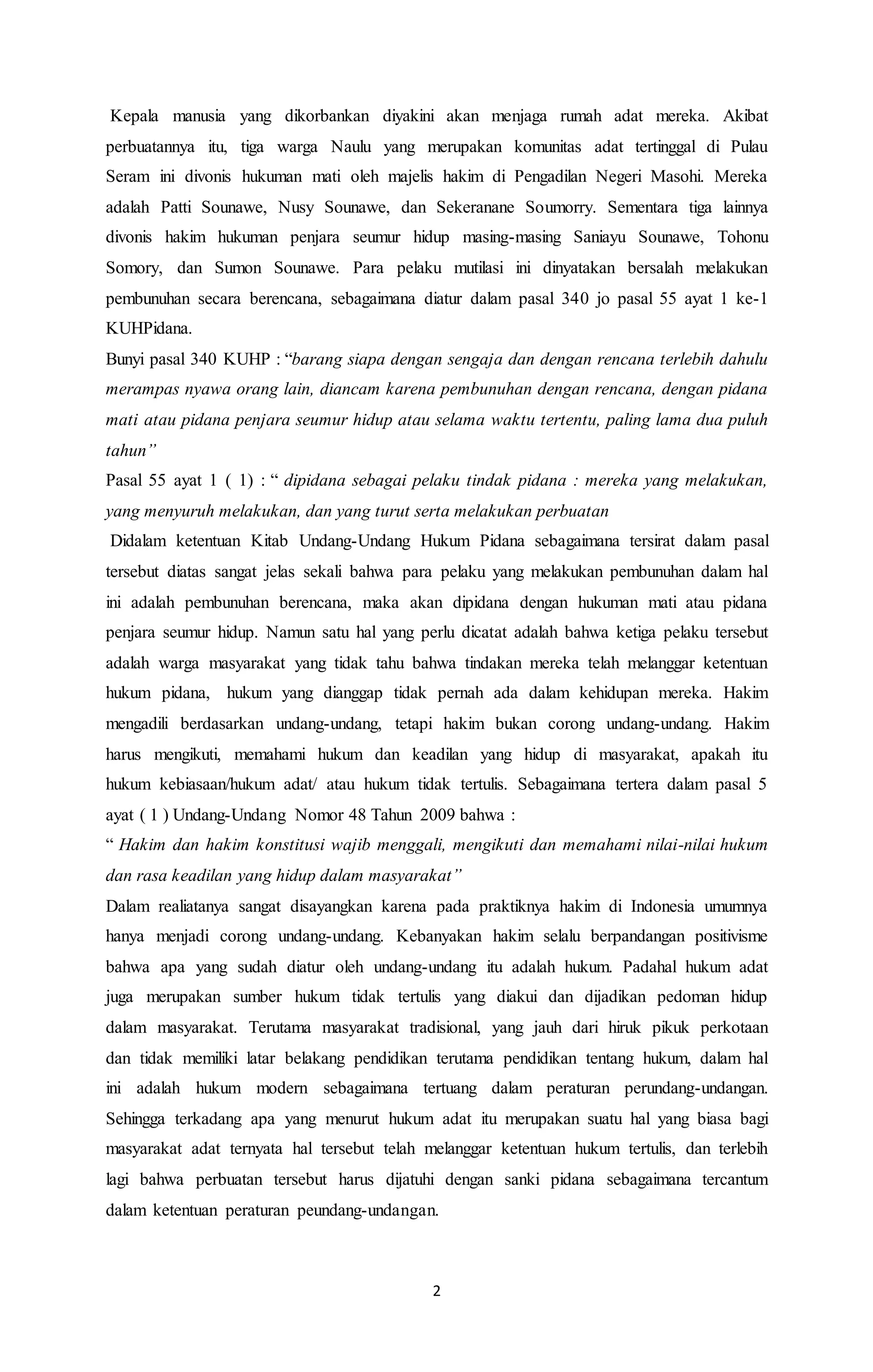 Proposal penegakan hukum | PDF