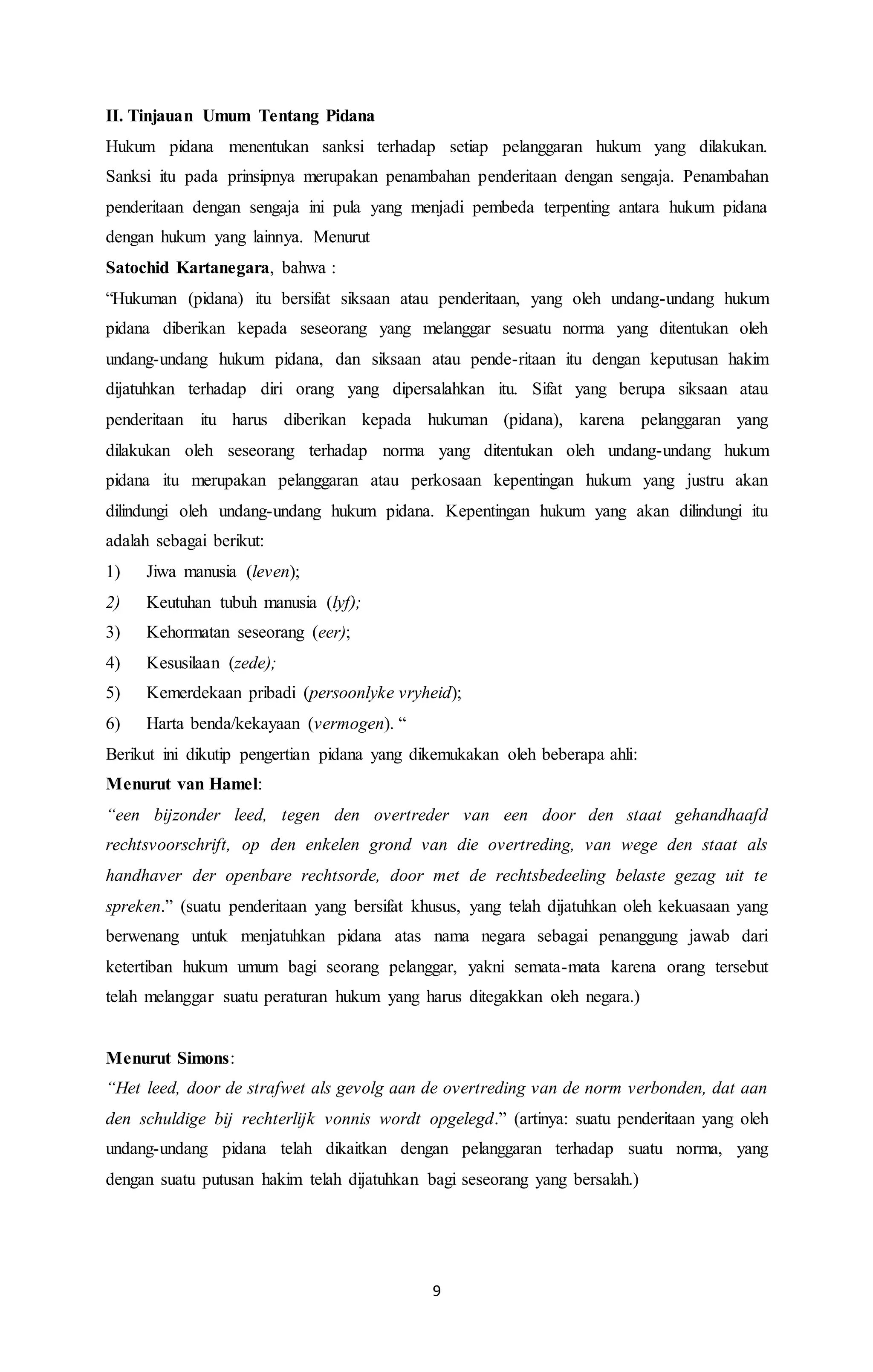 Proposal penegakan hukum | PDF