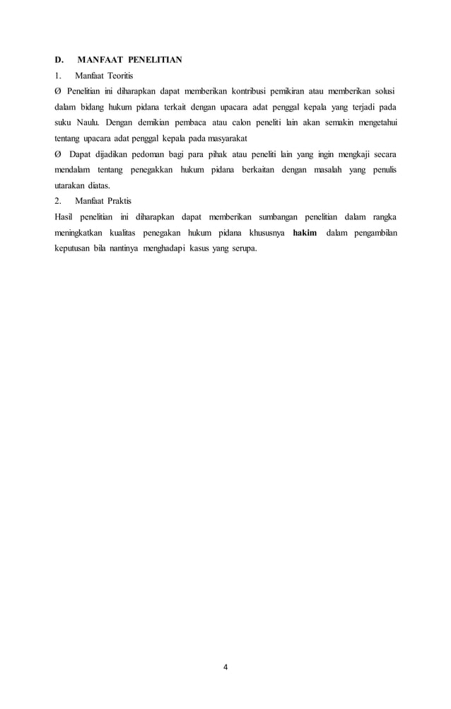 Proposal penegakan hukum | PDF