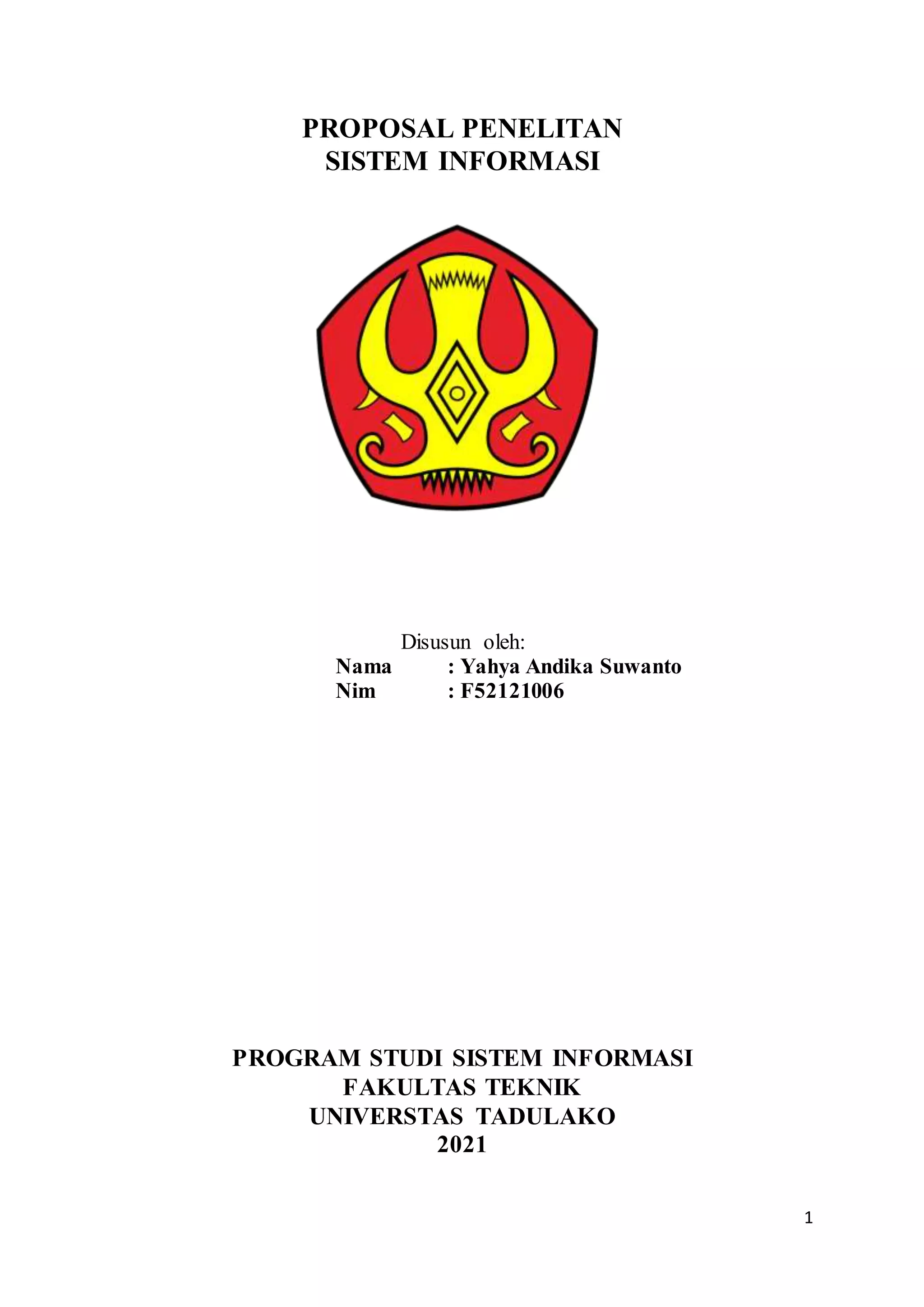 Proposal penelitan | PDF