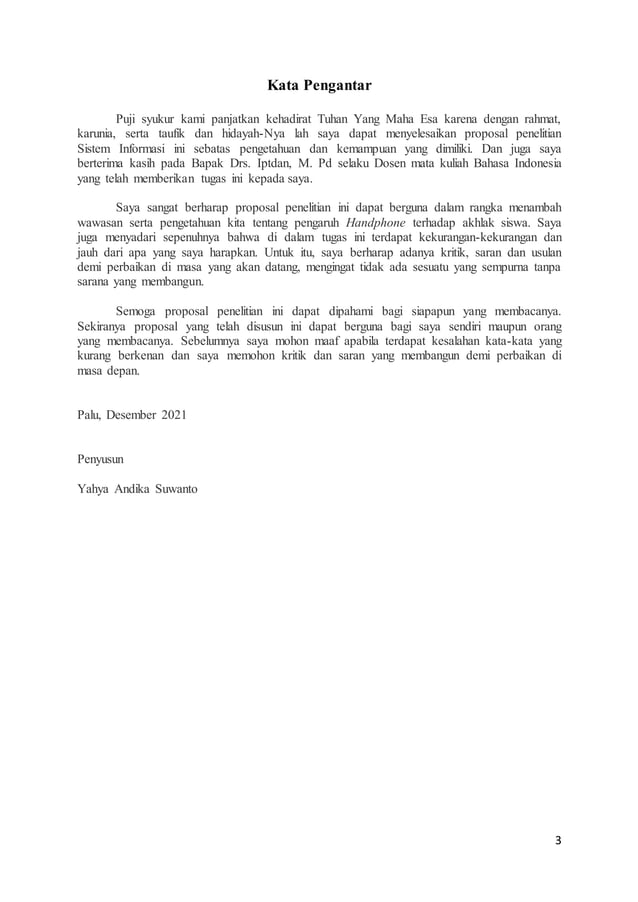 Proposal penelitan | PDF