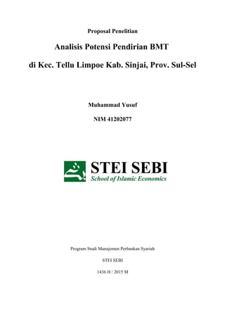Contoh Proposal penelitian | DOC