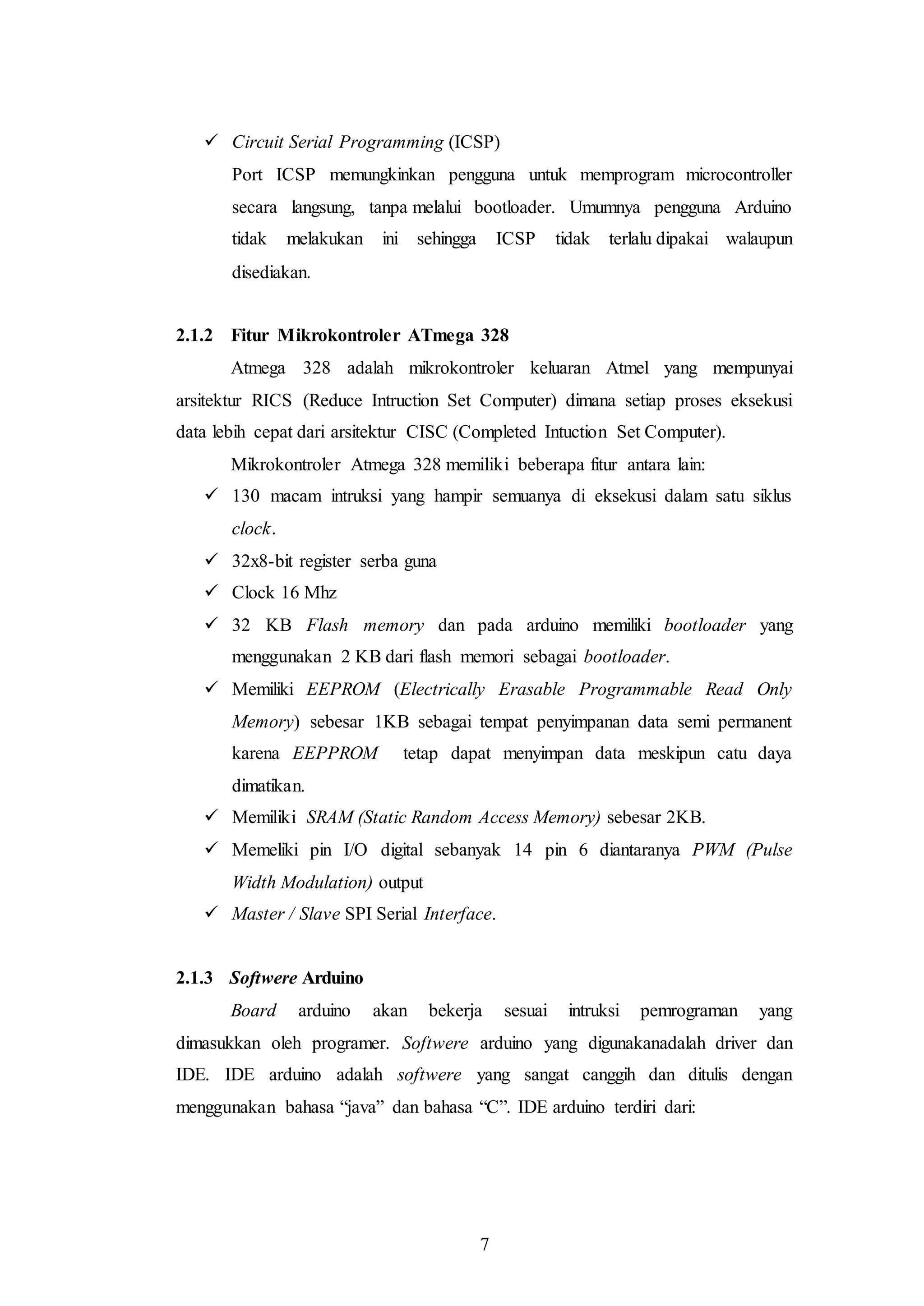 ALAT PEDETEKSI ORANG MEROKOK DALAM TOILET MENGGUNAKAN SENSOR ASAP BERBASIS ARDUINO | DOCX
