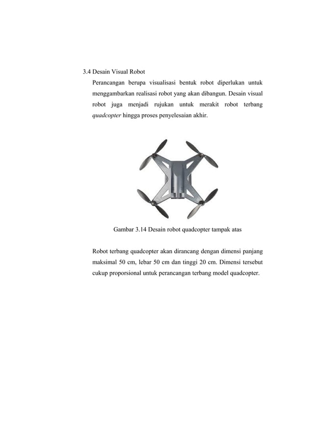 Rancang Bangun Robot Terbang Model Quadcopter Sebagai Sarana Pemantau ...