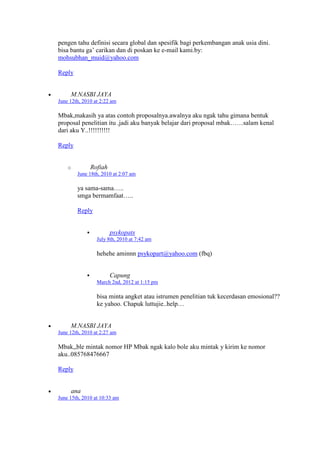 Proposal penelitian kuantitatif | PDF