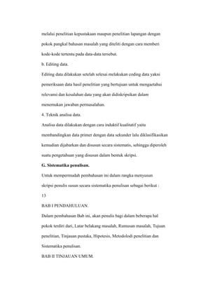 Proposal penelitian ogut | DOC