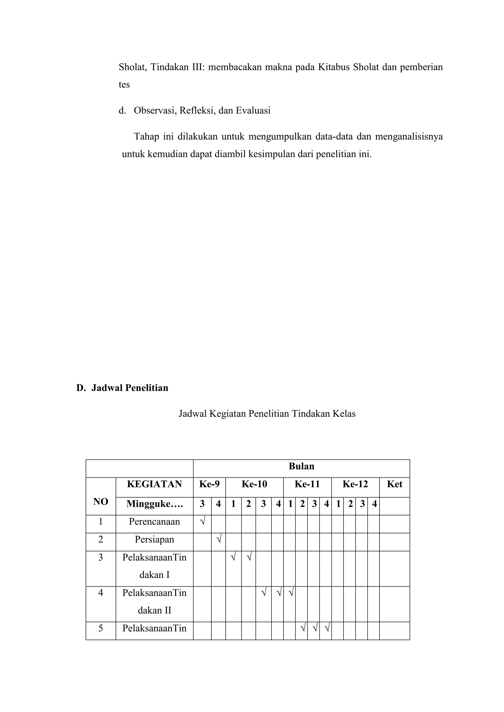 contoh proposal PTK PBA optimalisasi metode jahriyah dalam pemahaman kitab kuning | DOCX