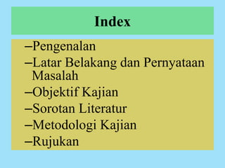 Proposal penyelidikan | PPTX