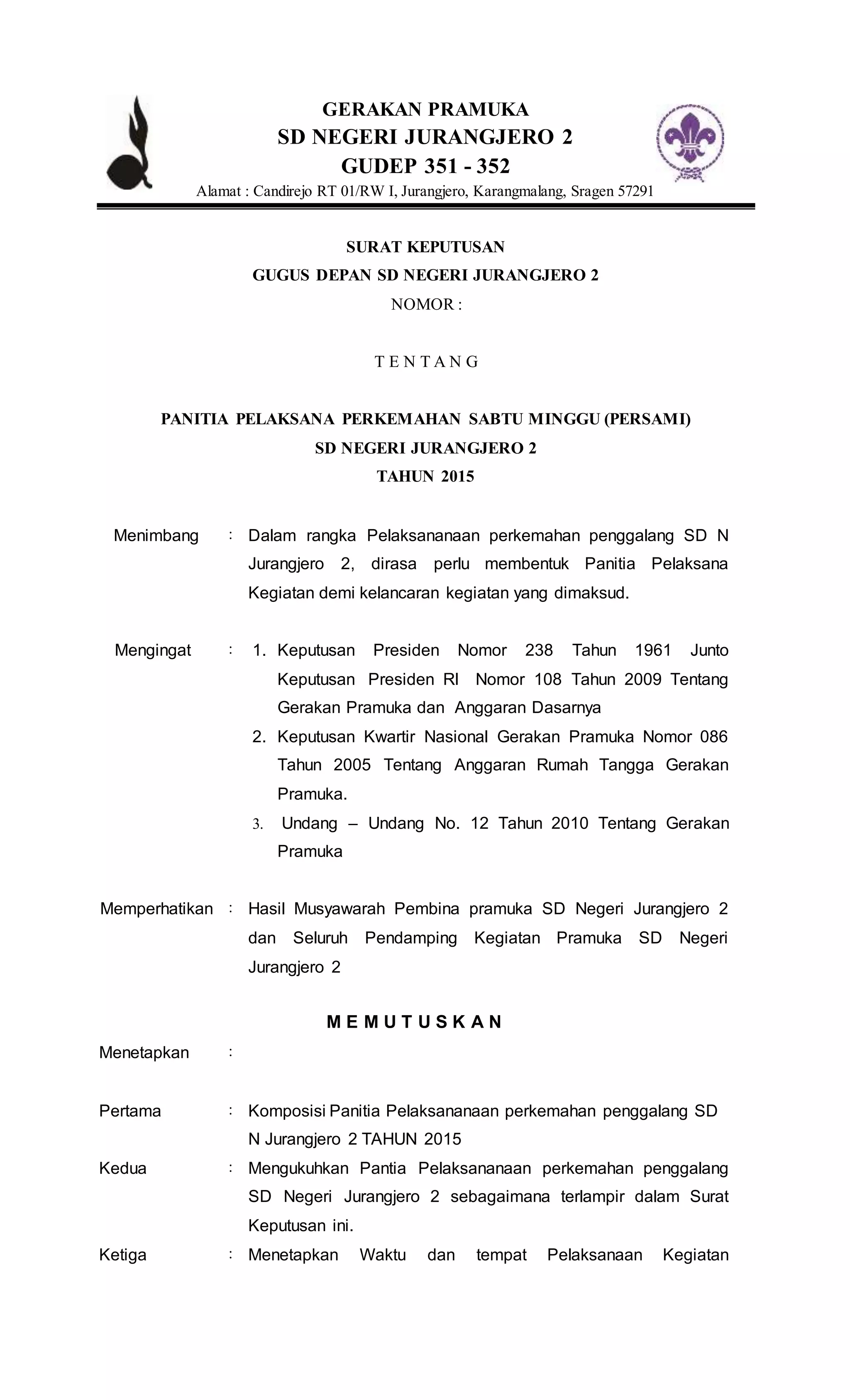 Proposal persami | DOCX