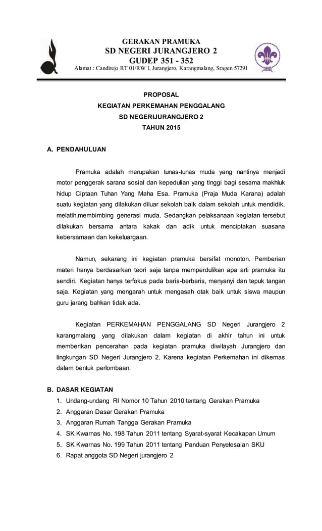 Proposal persami | DOCX