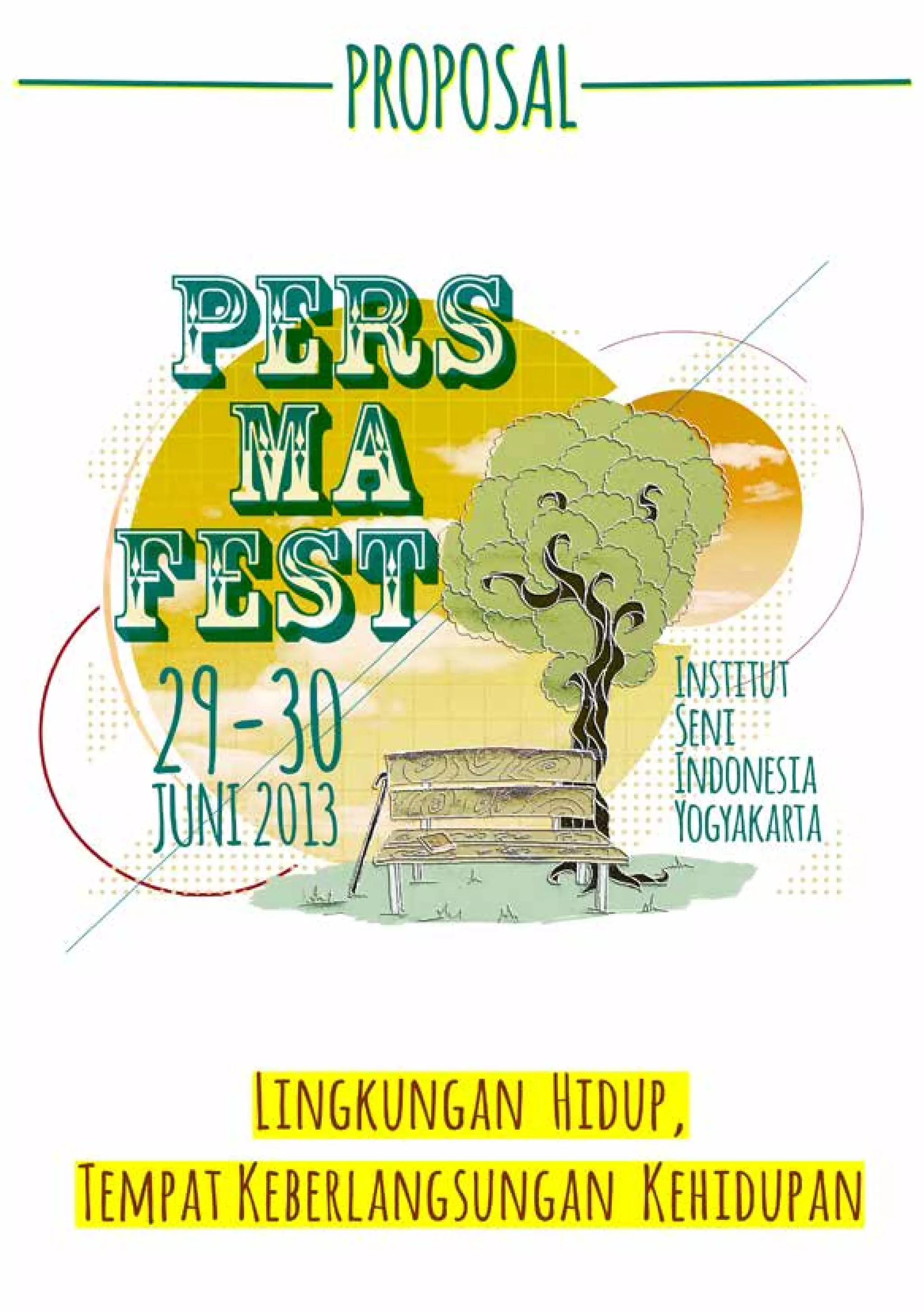 Proposal Persma Fest 2013 | PDF