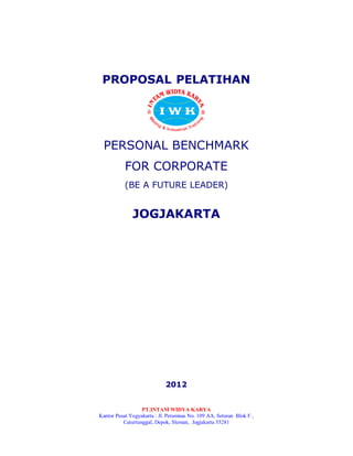 Proposal Personal Benchmark For Corporate | PDF