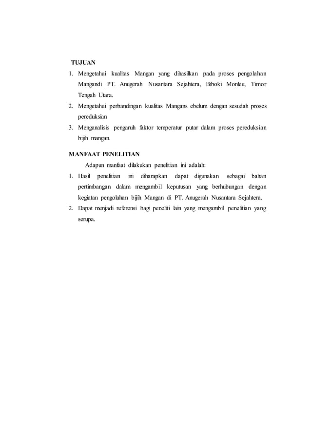 Proposal perusahaan | DOCX