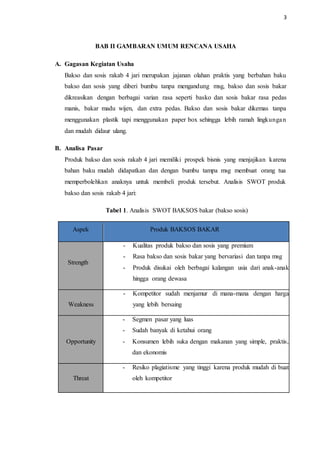 Proposal pkm-k baksos rakab 4 jari | PDF