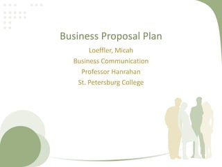 Proposal plan final draft | PPTX | Logistics | Business