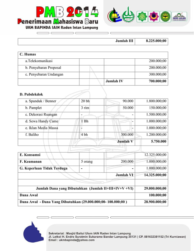 Proposal Kegiatan Rekrutmen LDK | PDF