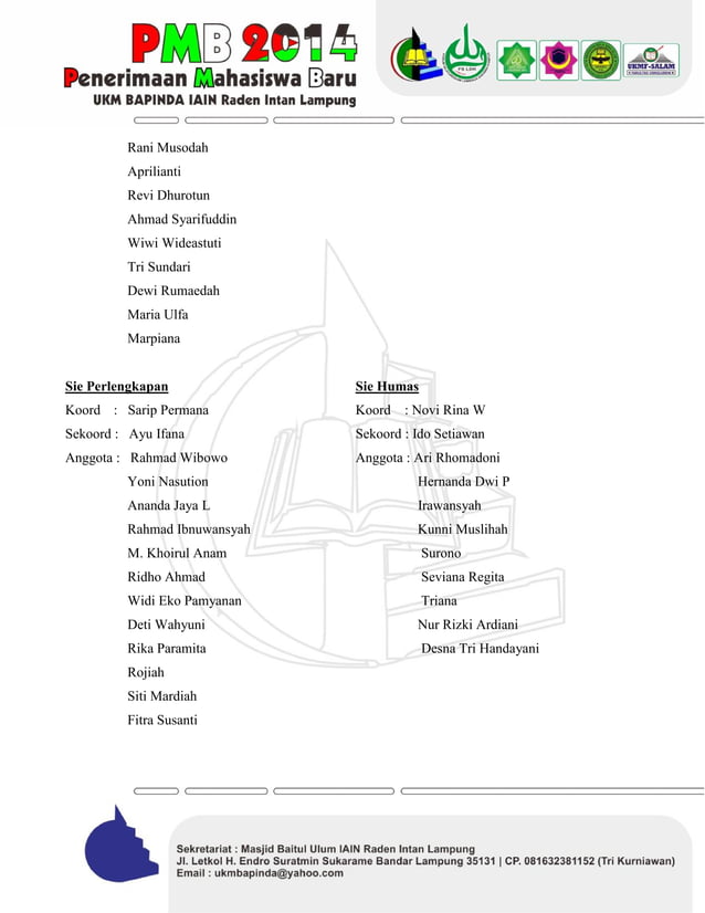 Proposal Kegiatan Rekrutmen LDK | PDF
