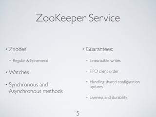 ZooKeeper - wait free protocol for coordinating processes | PDF