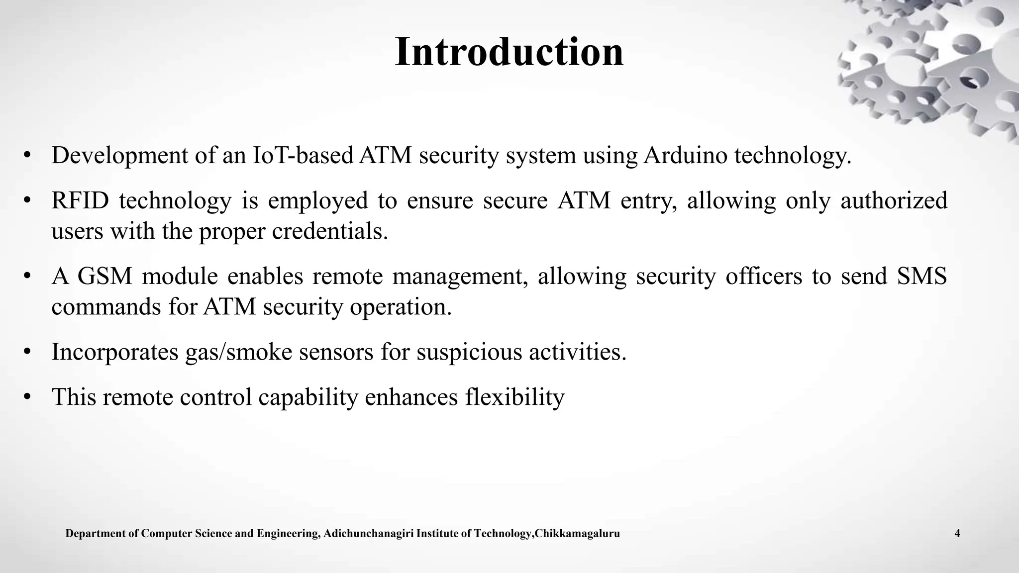 ATM Security System using Iot Components .pptx