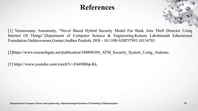 ATM Security System using Iot Components .pptx
