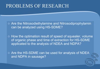 HS-SDME | PPT | Chemistry | Science