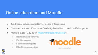 Automatic classification of students in online courses using machine ...