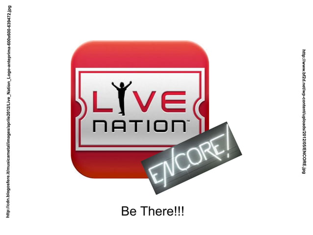 Live Nation Proposal presentation slides | PPT