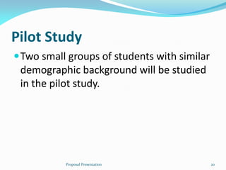 Proposal presentation v2 1020107 | PPTX | Educational Assessment ...