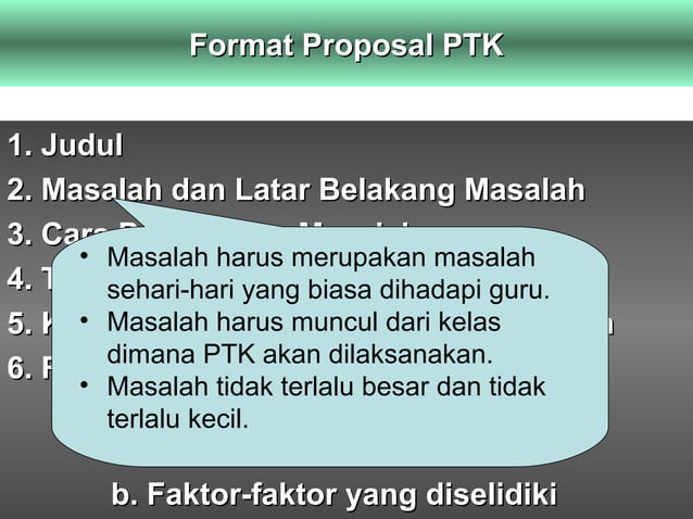 Proposal ptk | PPT