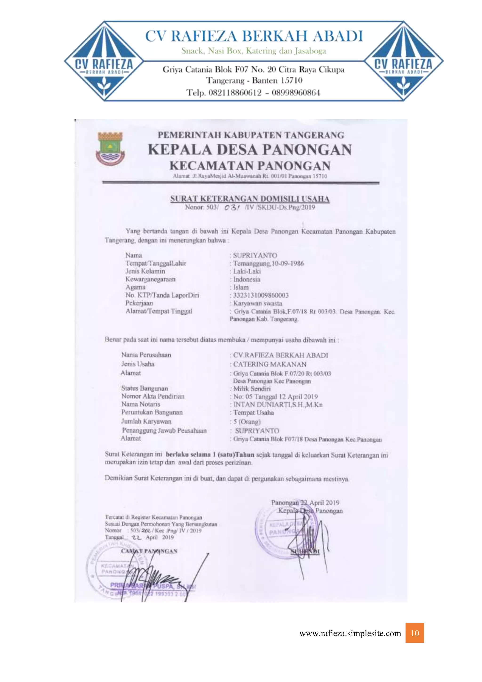 Proposal Bisnis Katering | Jasa Boga | Kuliner | Makanan | Snack ...
