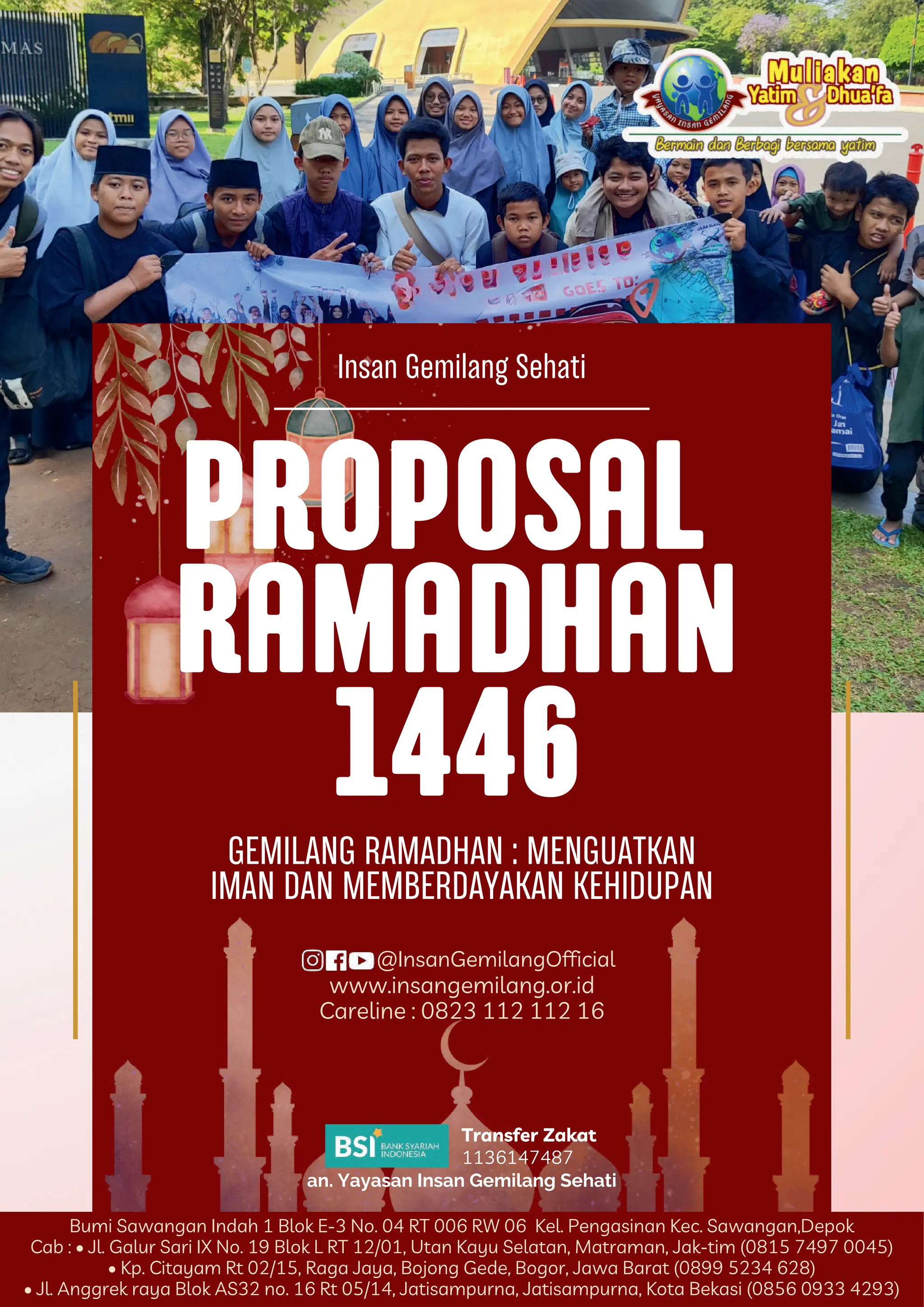 Proposal Ramadhan Yayasan Insan Gemilang Sehati 1446 H | PDF