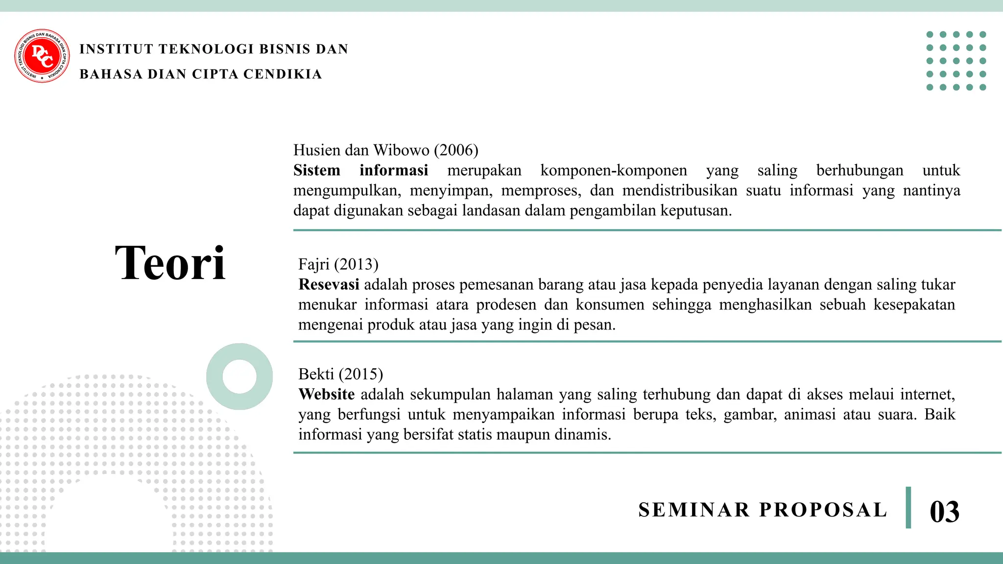 ProposalRegina.pptx kuliyah dcc kotabumi | PPT
