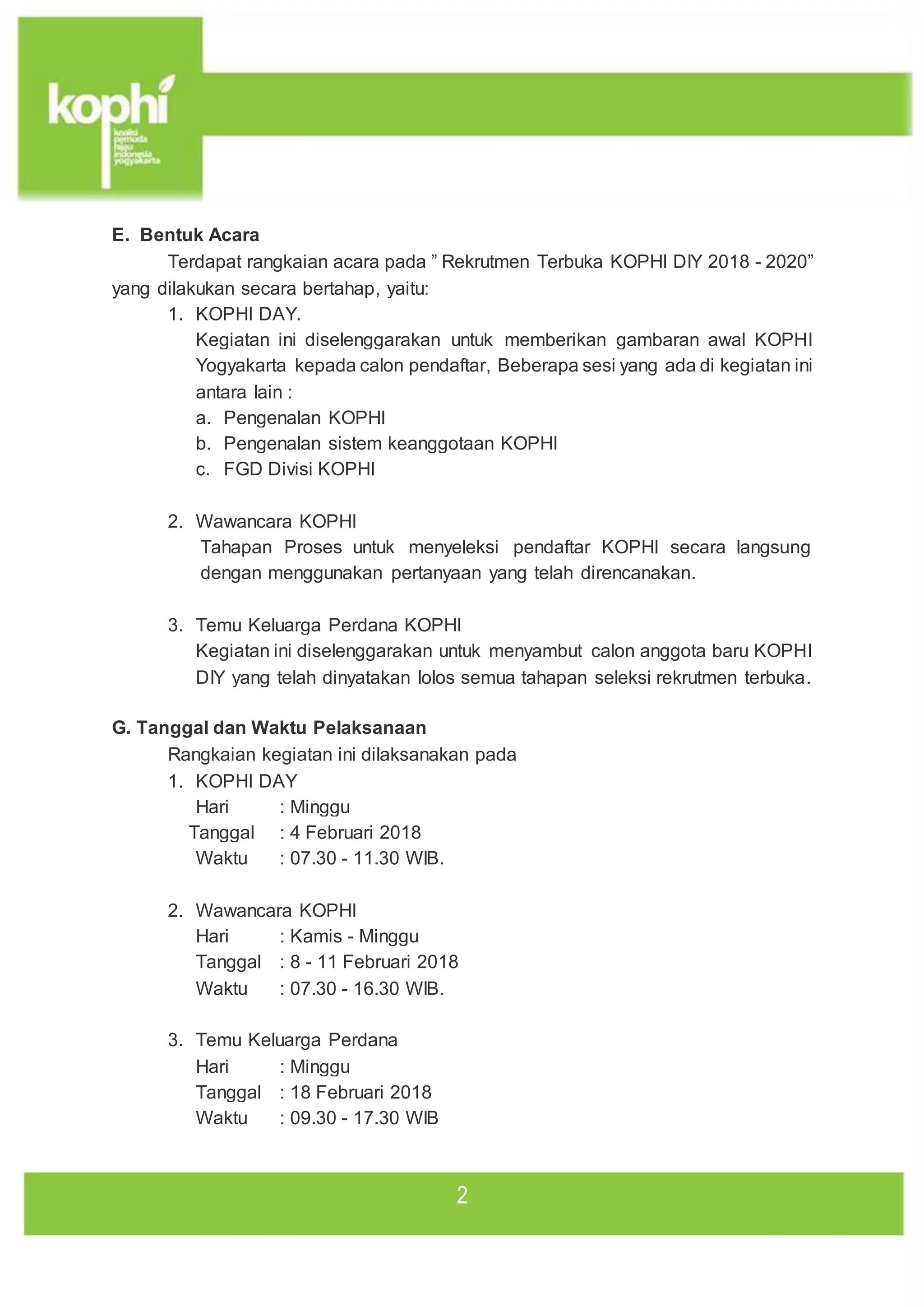 Proposal rekrutmen terbuka | DOCX
