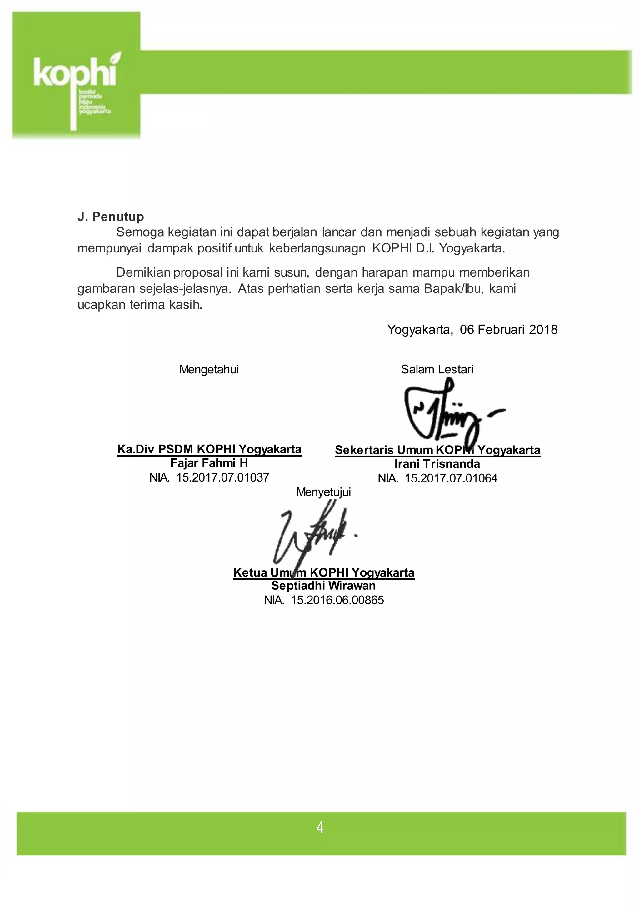 Proposal rekrutmen terbuka | DOCX