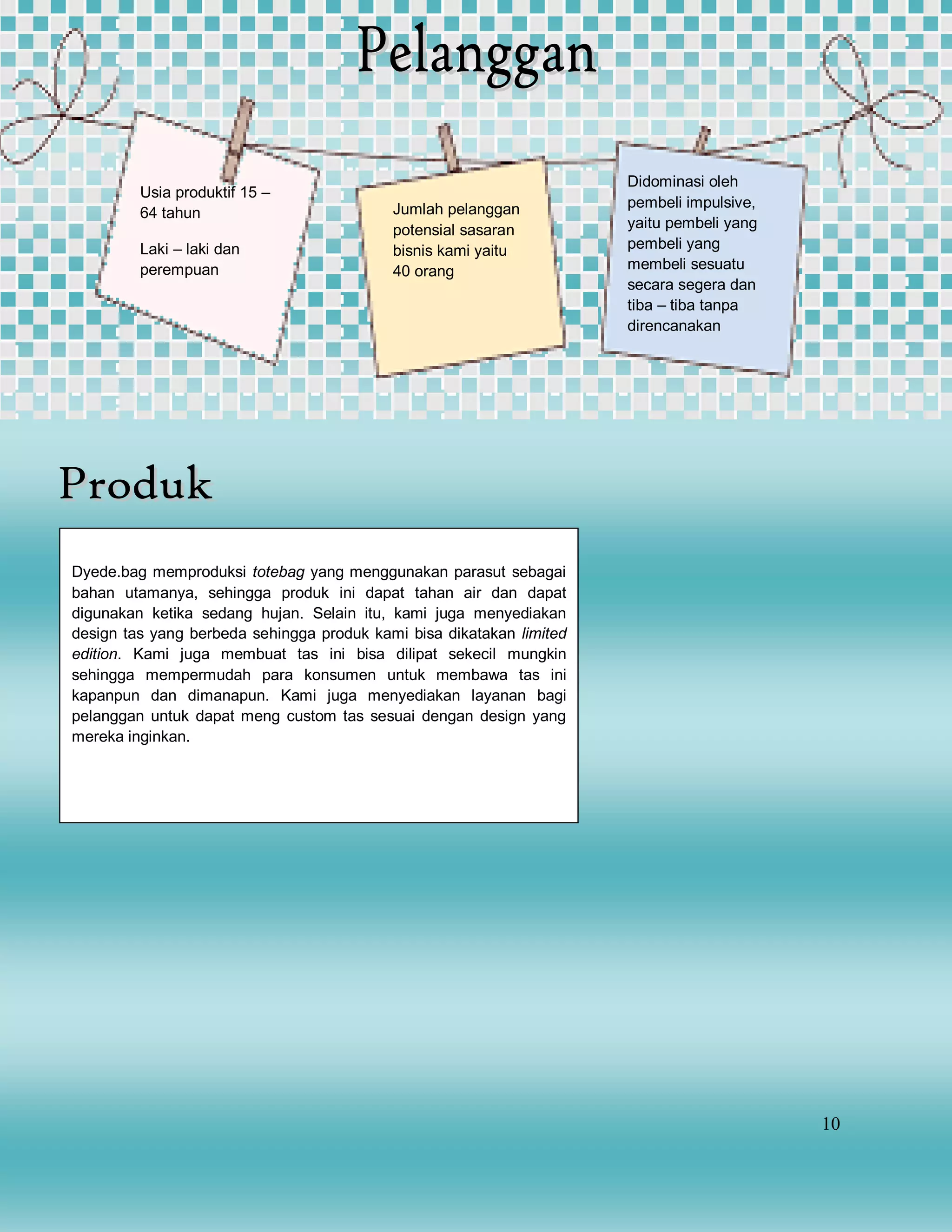 Proposal Rencana Ide Bisnis Dyede.bag