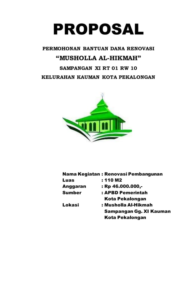 PROPOSAL RENOVASI MUSHOLA AL-HIKMAH.docx