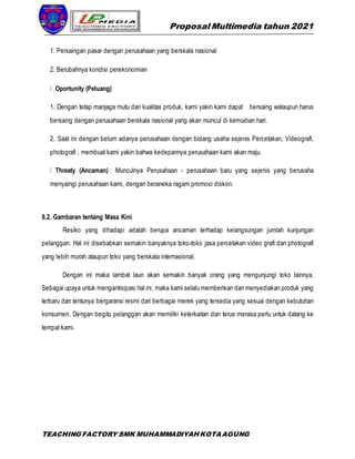 Proposal resmi tefa multimedia | DOCX
