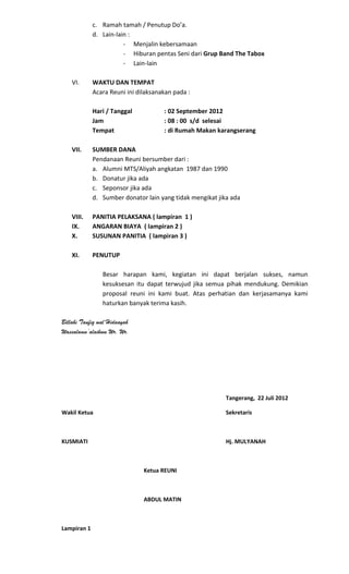 Proposal reuni | DOCX