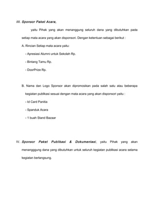 Proposal reuni akbar sman 1 liliriaja (1983 2013) | DOC