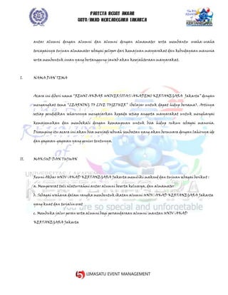 Proposal reuni akbar universitas kertanegara | DOCX