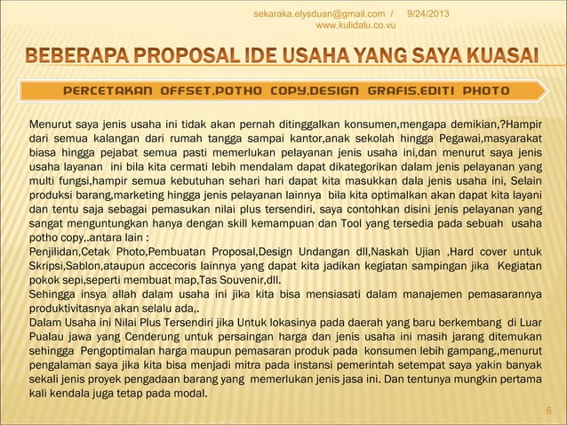 Proposal riwayat hidup untuk mendapatkan pekerjaan | PPT